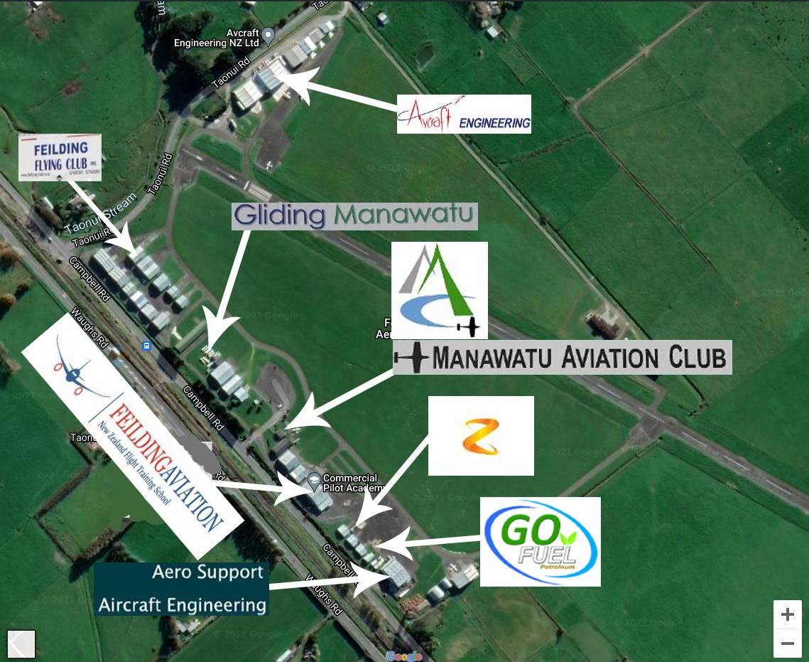 Maps - Feilding Aerodrome | General aviation New Zealand